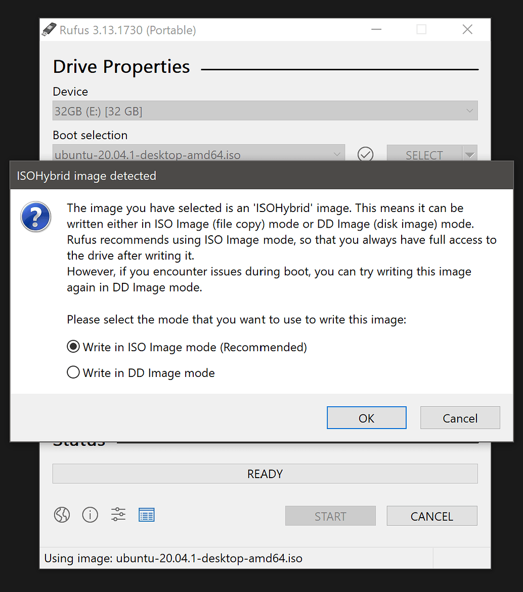 Create a bootable USB stick with Rufus on Windows - Tutorials - Ubuntu ...