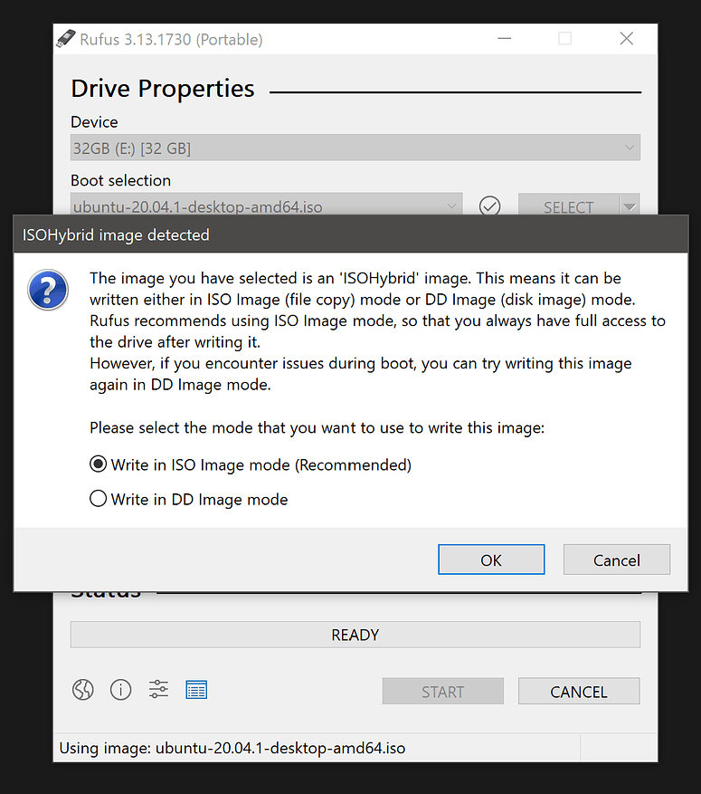 Create a bootable USB stick with Rufus on Windows - Tutorials - Ubuntu ...