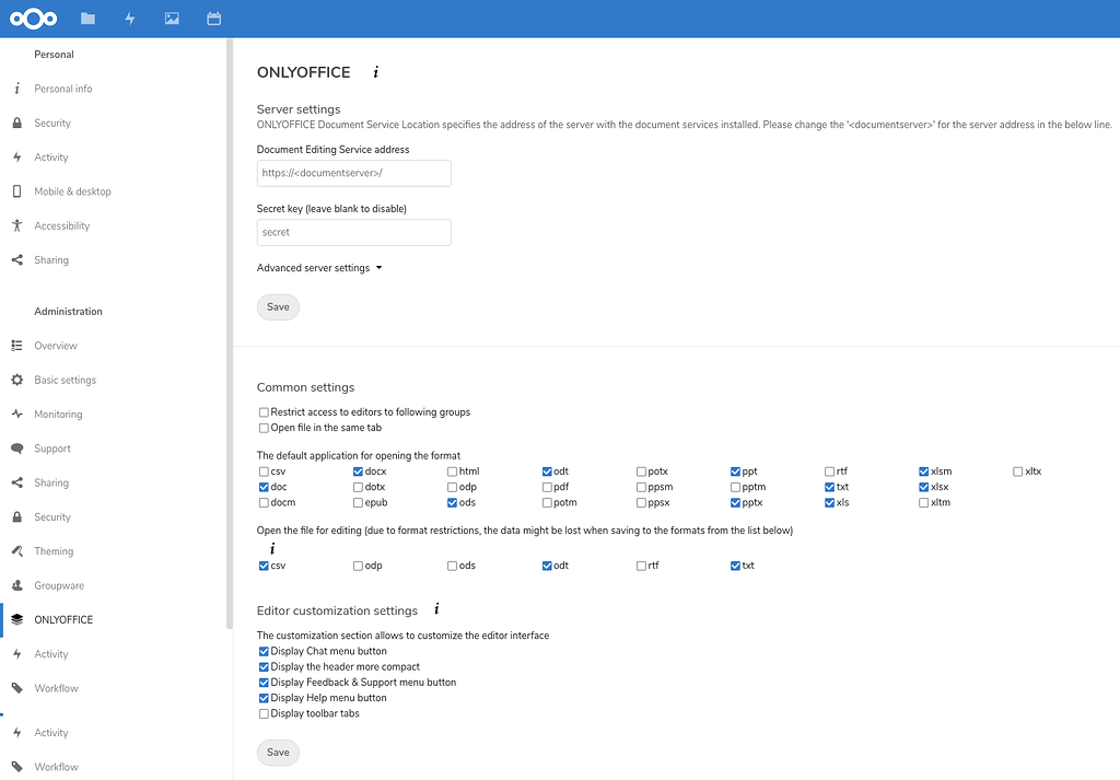 How To Integrate Onlyoffice With Nextcloud On Ubuntu Tutorials Ubuntu Community Hub