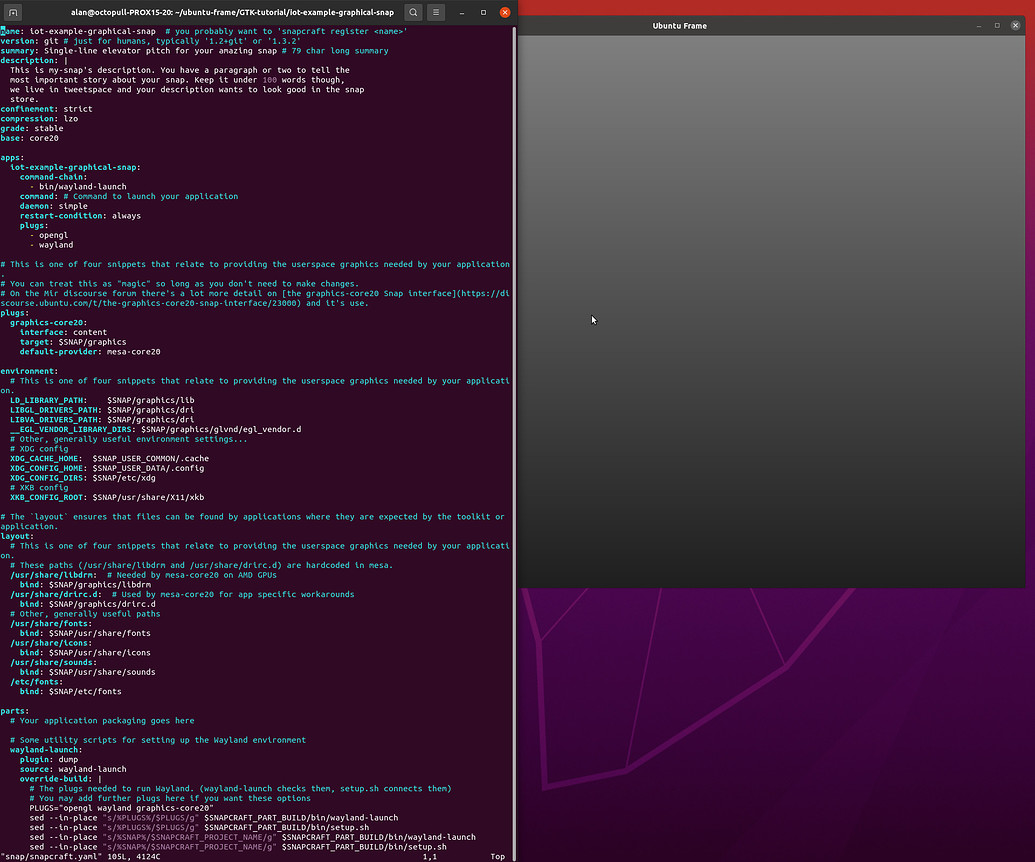 Packaging an Electron application (Quick Start) as an IoT GUI - Mir ...