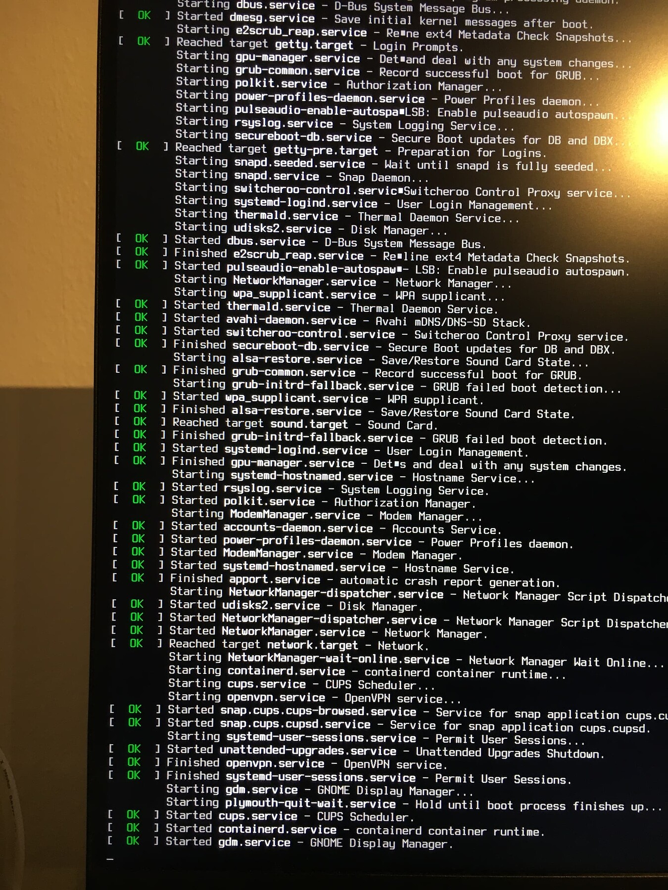 Ubuntu Boots But Does Not Start Desktop Support And Help Ubuntu