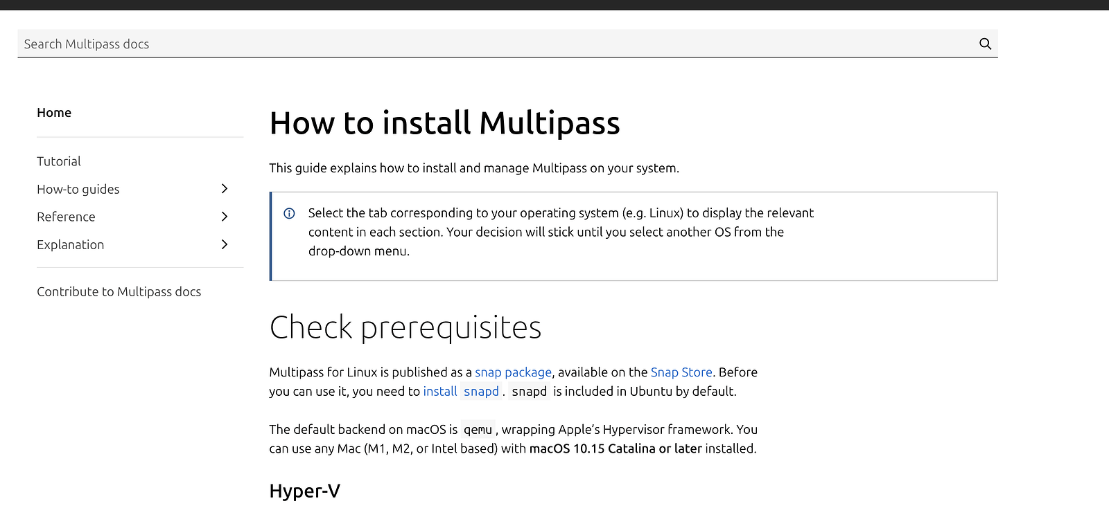 How to install Multipass - Multipass Documentation - Ubuntu Community Hub