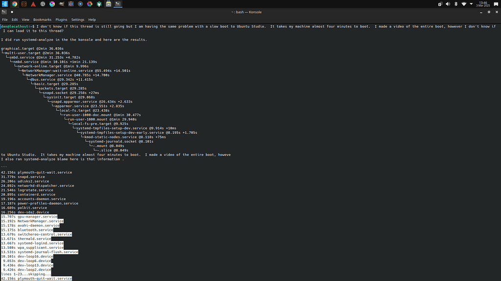 Slow boot time on Ubuntu Studio - Support and Help - Ubuntu Community Hub