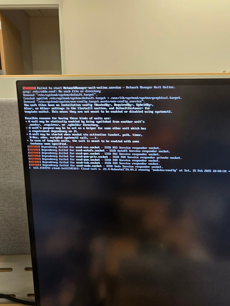 Raspberry PI desktop 24.04 image fails install with error related to networking - Support and ...