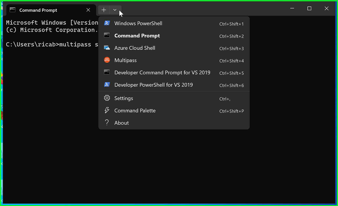How to integrate with Windows Terminal - Multipass Documentation ...