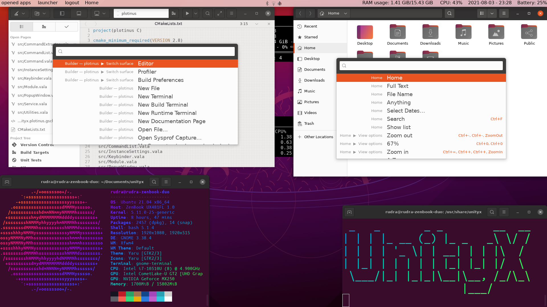 Restarting Unity Development In 2021 Progress Report 36 By Rs2009 Ubuntu Unity 3450