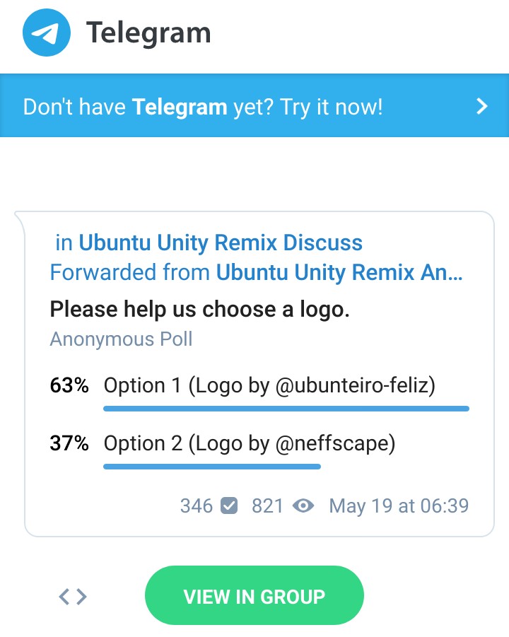 Unity Logo - #99 by anon66904900 - Ubuntu Unity Development - Ubuntu Community Hub